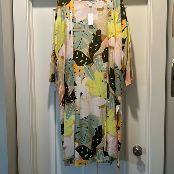 LOFT | Swim | Loft Tropical Dusterswimsuit Coverup Size Ml | Poshmark